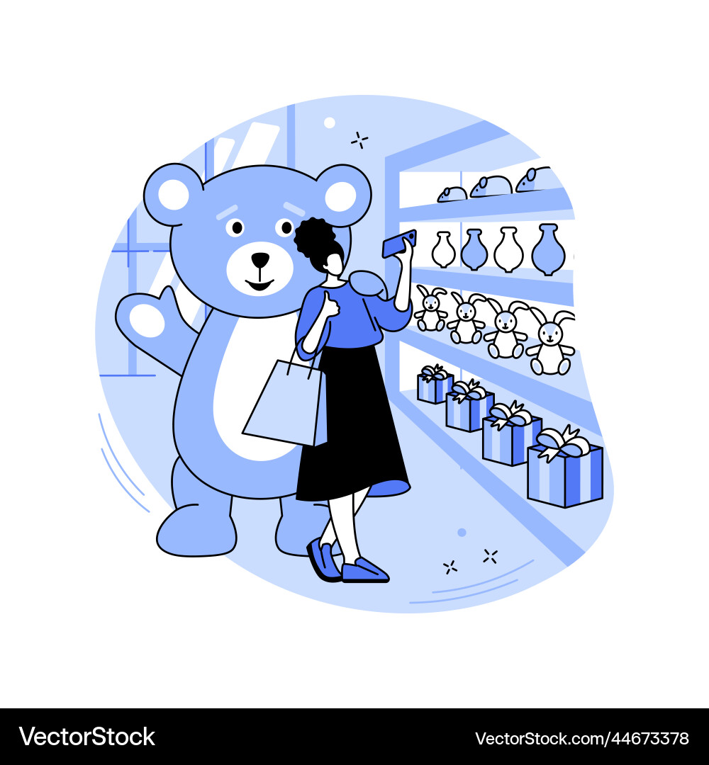 Mascot promotion isolated cartoon Royalty Free Vector Image