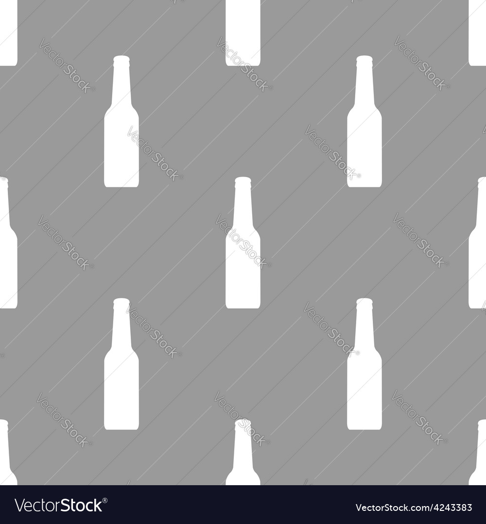 Bottle seamless pattern Royalty Free Vector Image