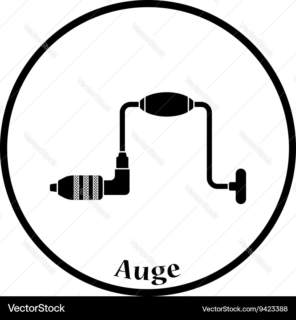 Icon of auge Royalty Free Vector Image - VectorStock