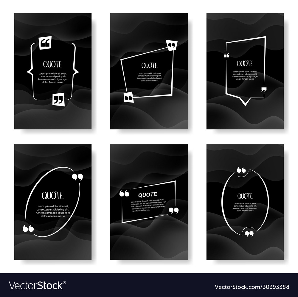 Quote text bubble commas note message and comment Vector Image