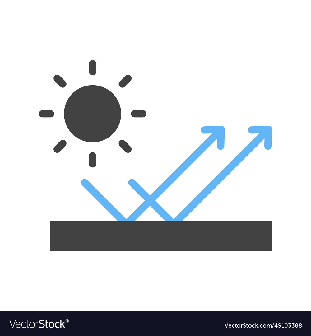 Reflection icon image Royalty Free Vector Image