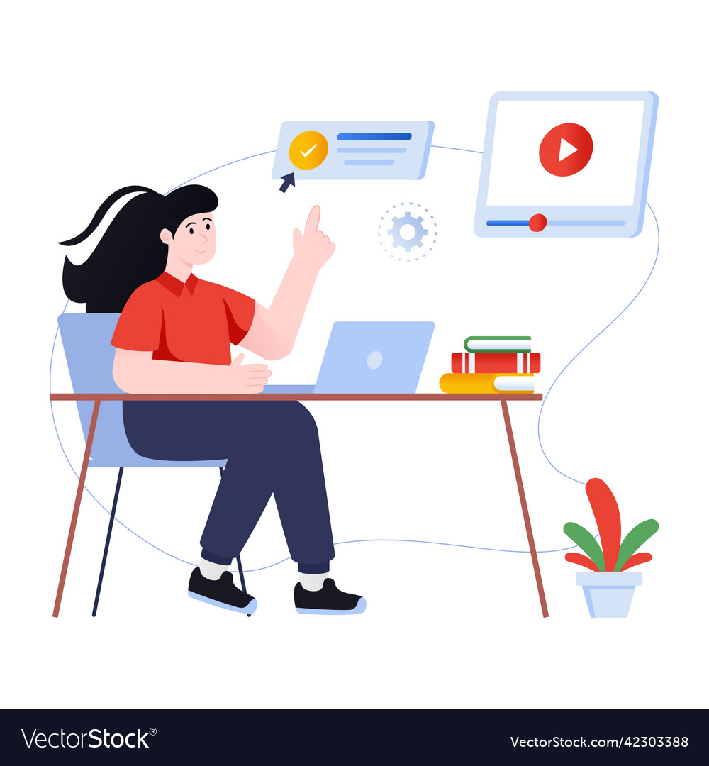 Video tutorial Royalty Free Vector Image - VectorStock