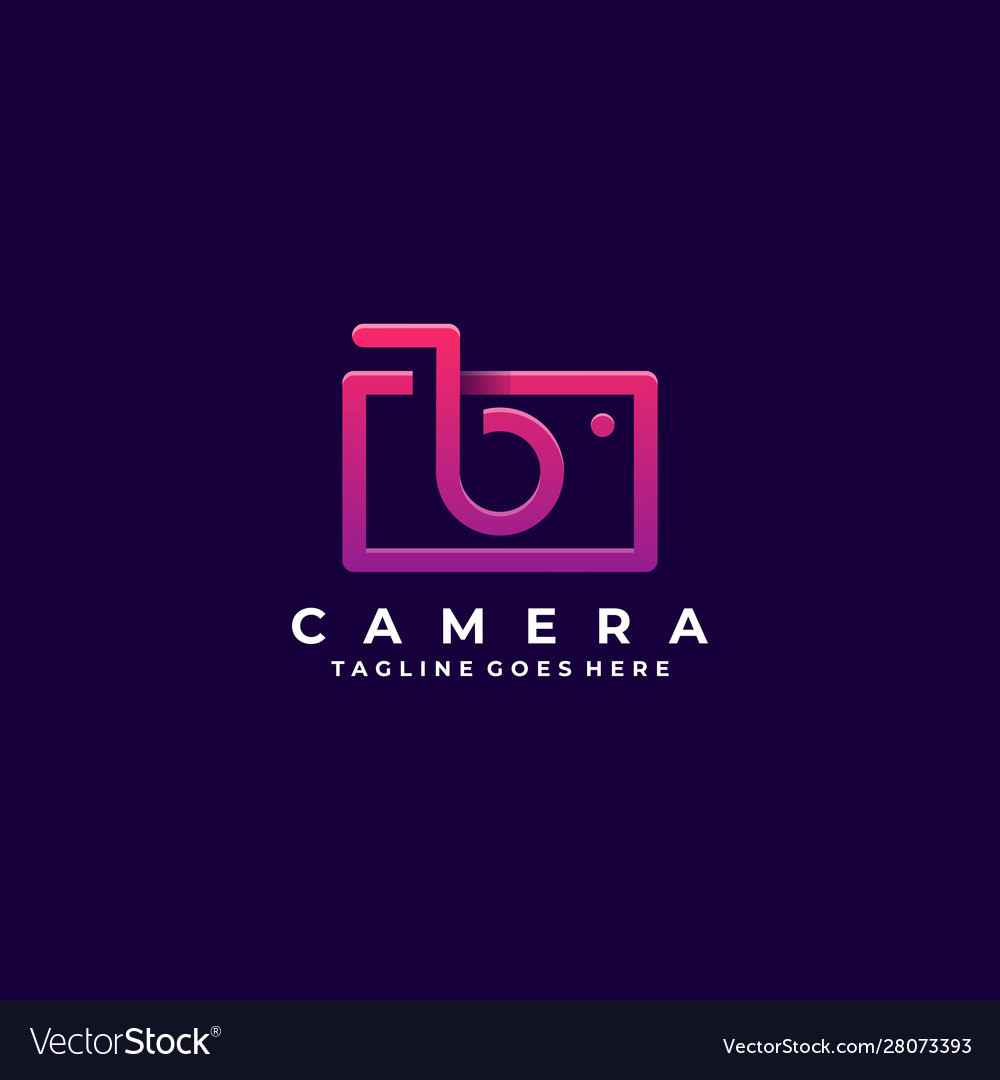 Camera concept template Royalty Free Vector Image