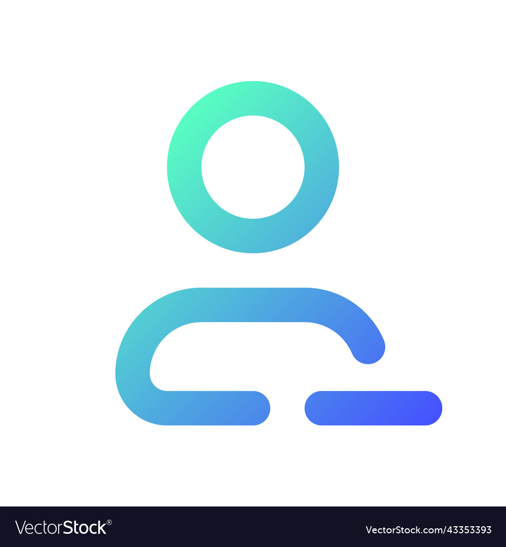 Remove contact pixel perfect gradient linear ui Vector Image Remove contact pixel perfect gradient linear ui Vector Image