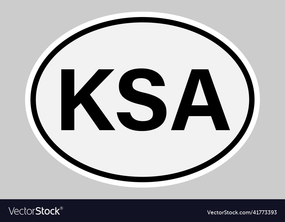 Saudi Arabia International Vehicle Registration Vector Image saudi-arabia-international-vehicle-registration-vector-image