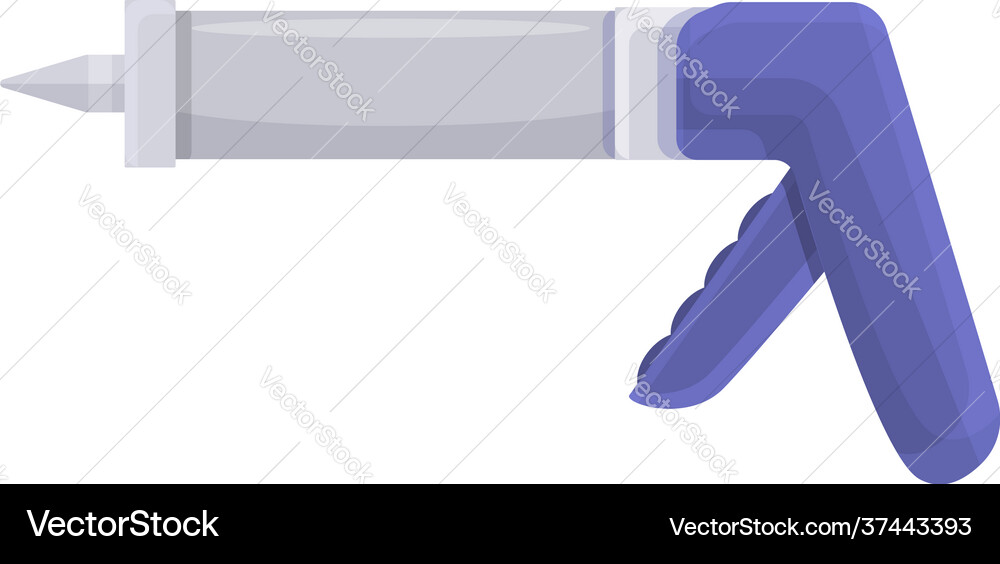 Tool silicone caulk gun icon cartoon style Vector Image