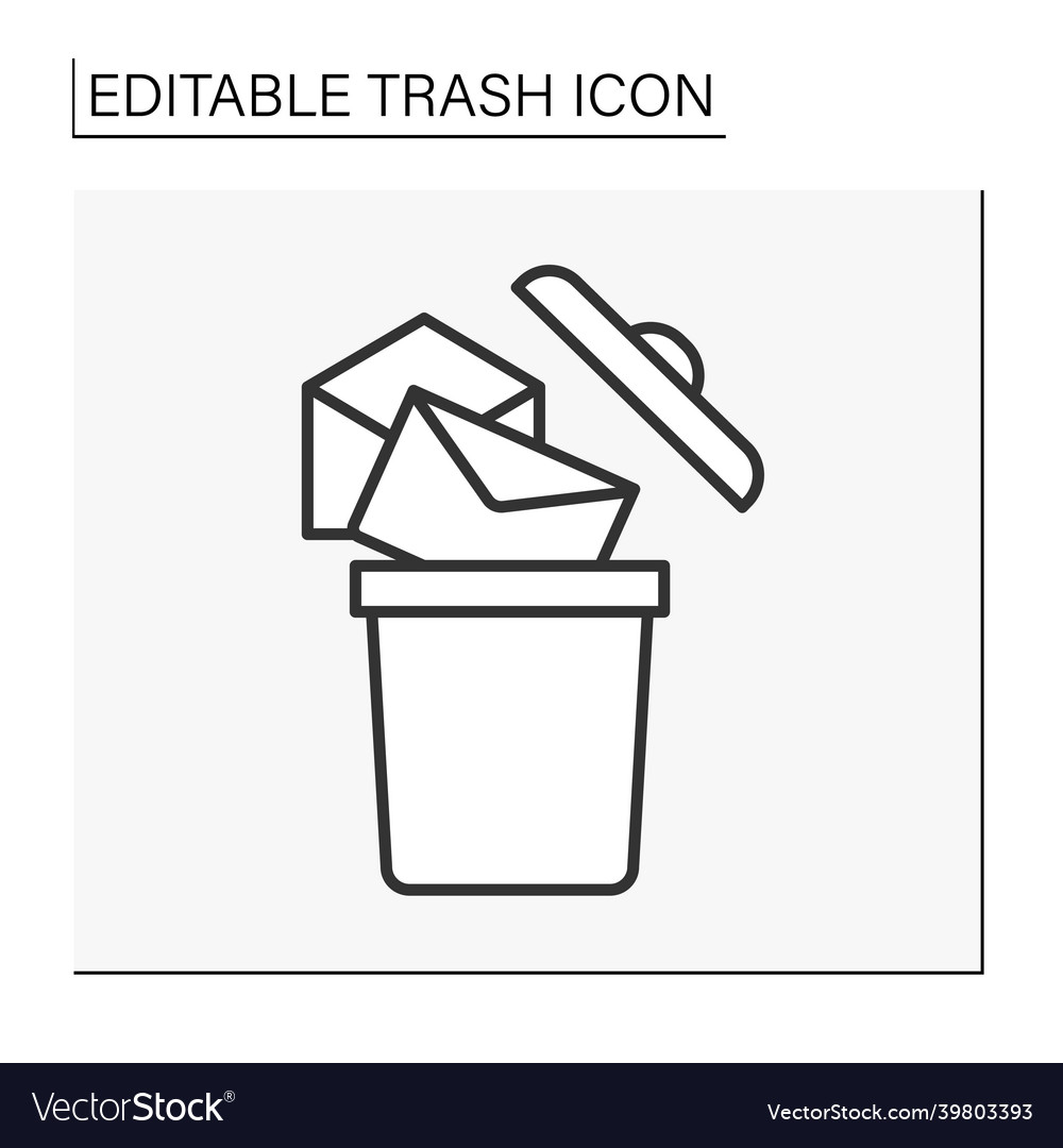 Utilization line icon Royalty Free Vector Image