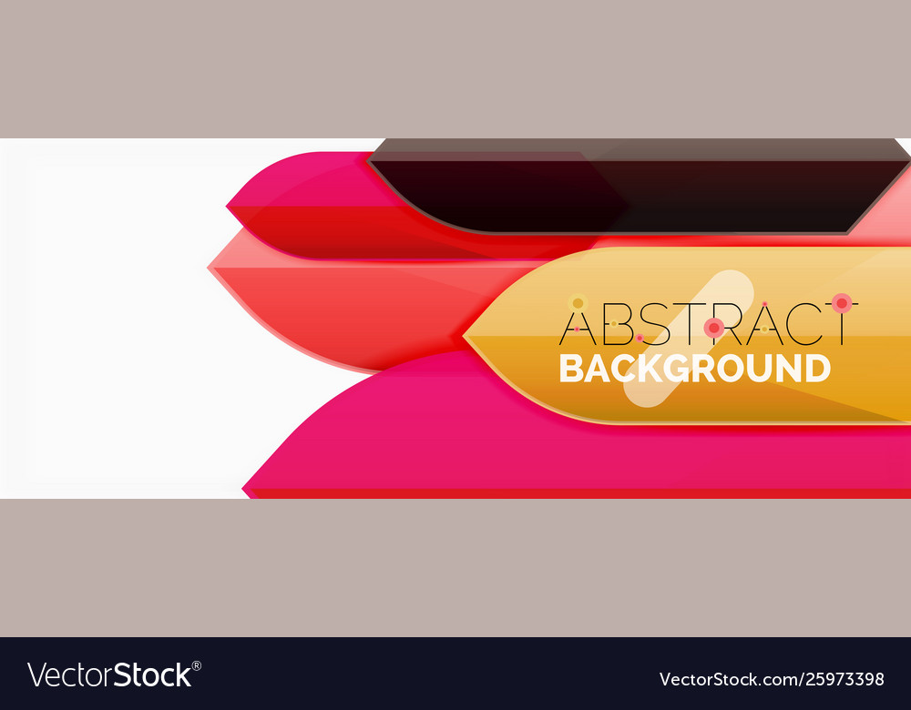 Geometric abstract background dynamic shapes Vector Image