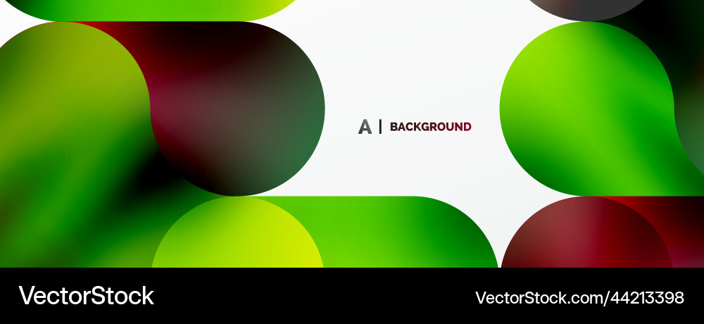 Round shapes and circle geometric abstract Vector Image