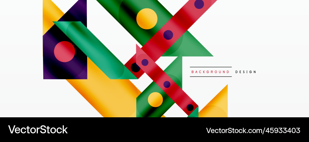 Bright colorful straight lines geometric abstract Vector Image