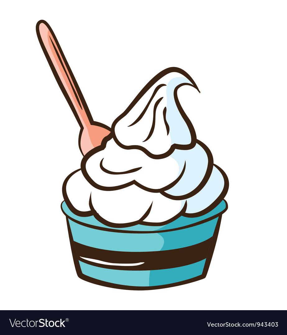 Yoghurt Royalty Free Vector Image - VectorStock