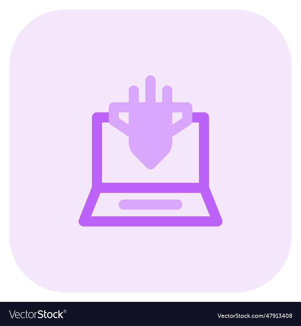 Cyber attack unauthorized access to a computer Vector Image