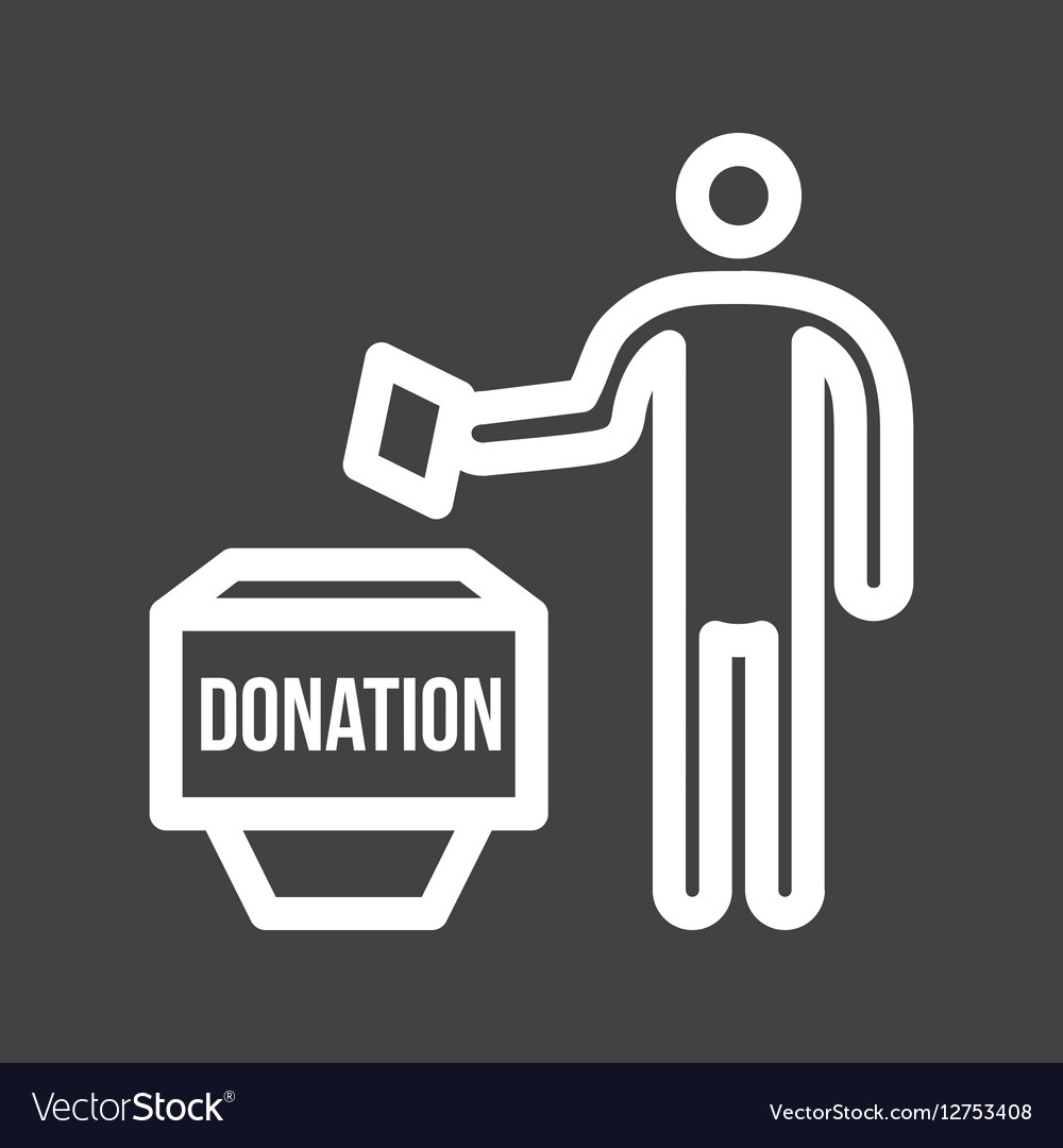 Donation Royalty Free Vector Image - VectorStock