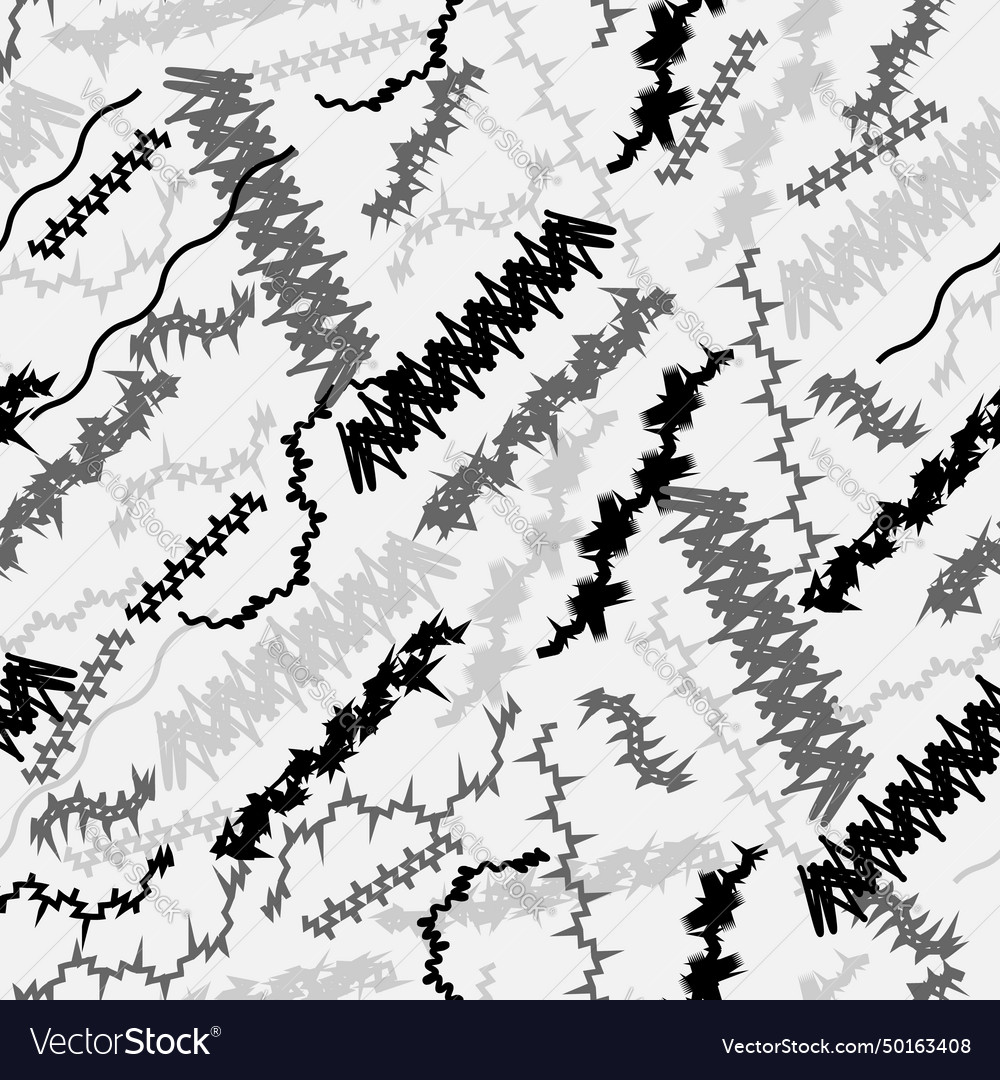 Grunge geometric seamless pattern Royalty Free Vector Image