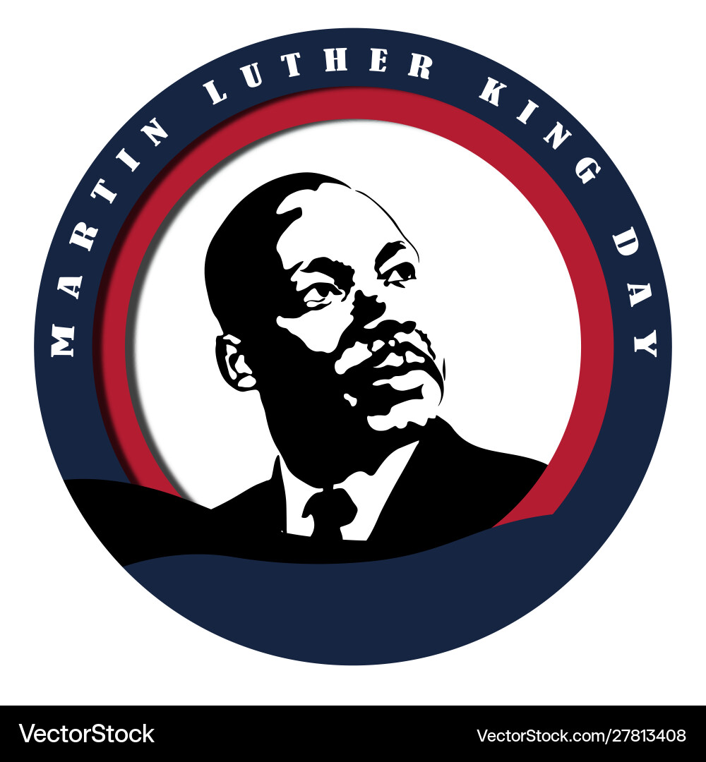 Martin luther king jr Royalty Free Vector Image