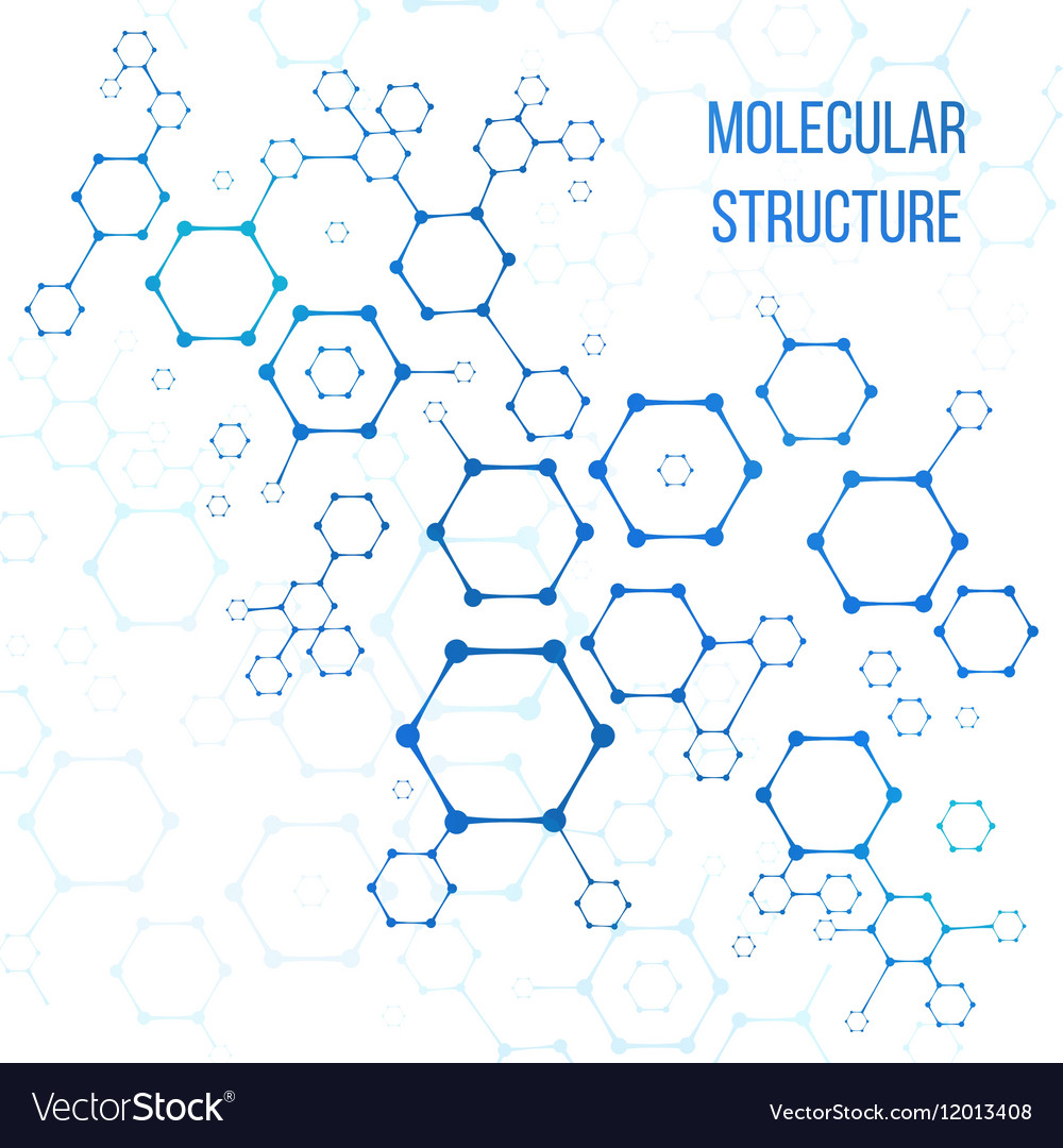 Molecular Structure Or Structural Coding Vector Image 9971