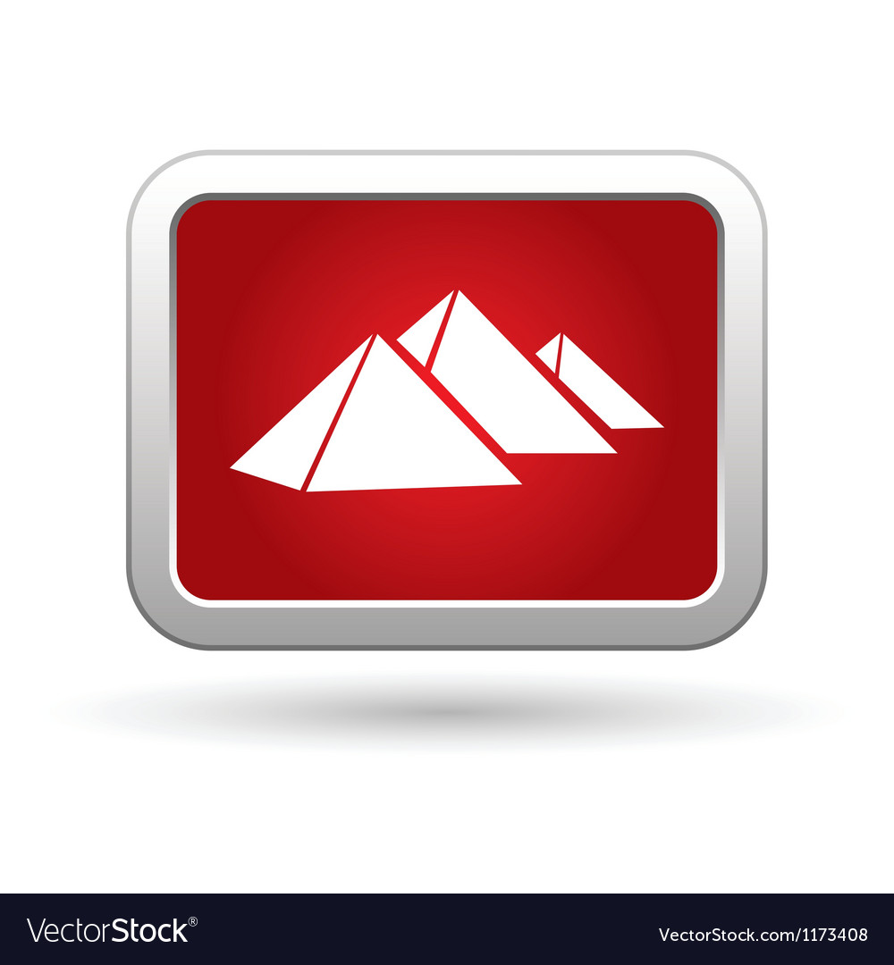 Pyramids icon Royalty Free Vector Image - VectorStock
