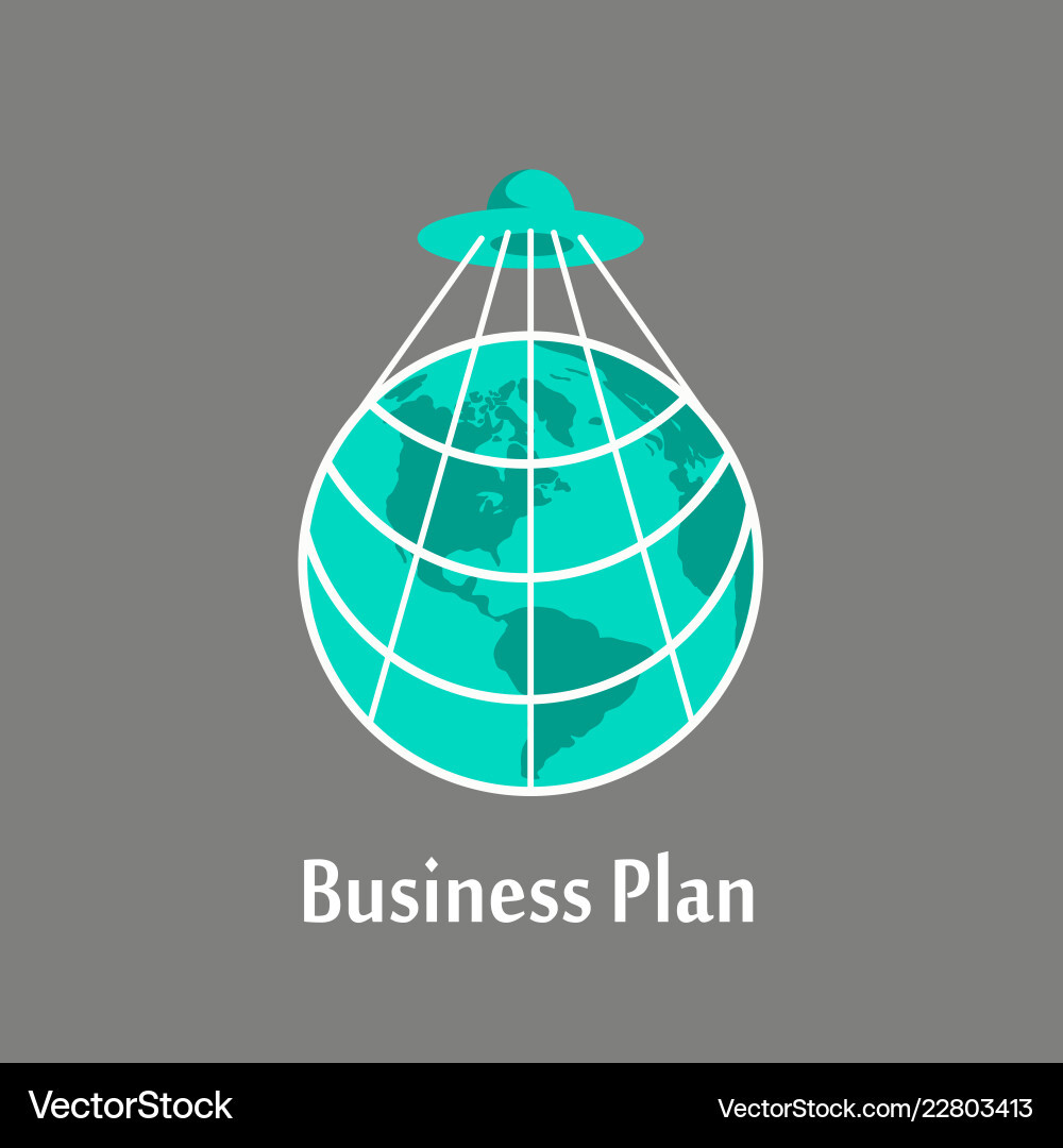 Business plan to take over the planet Royalty Free Vector