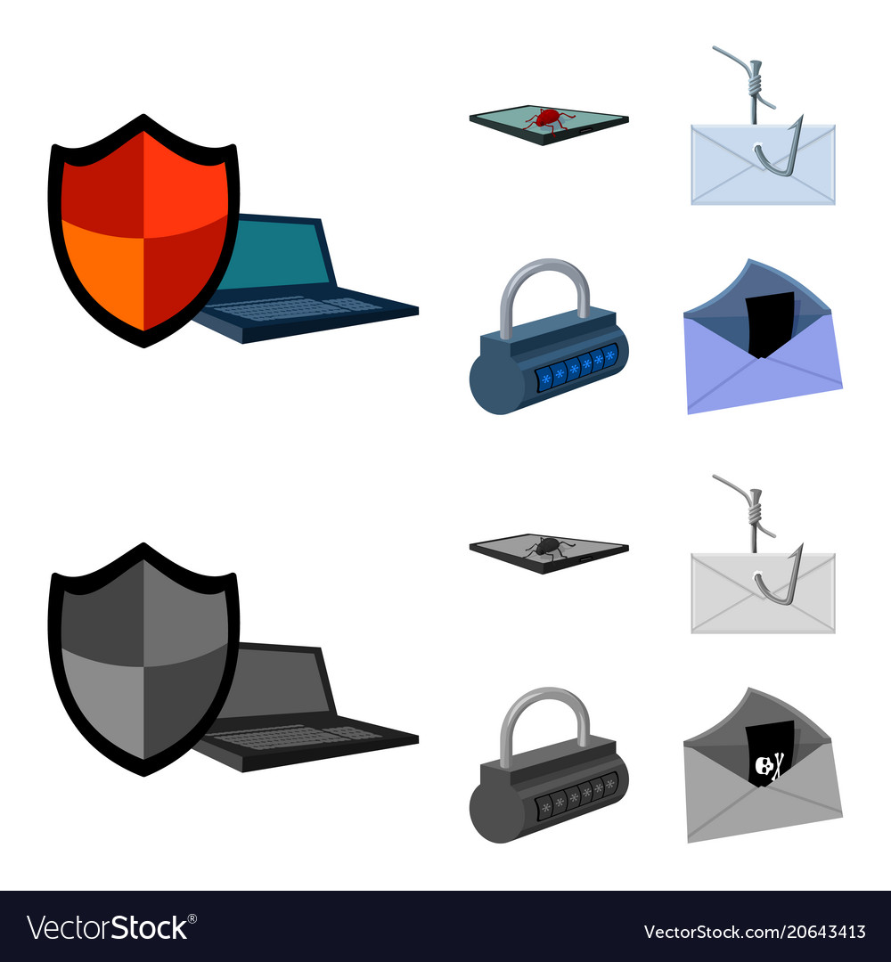Hacker system connection hackers and hacking Vector Image