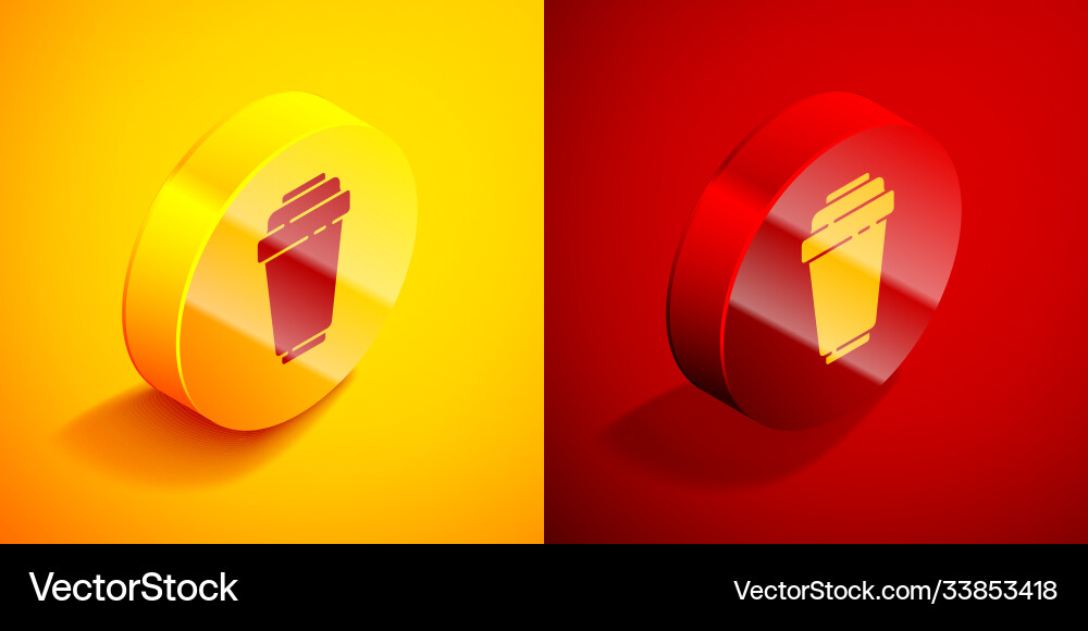 Isometric water filter cartridge icon isolated Vector Image