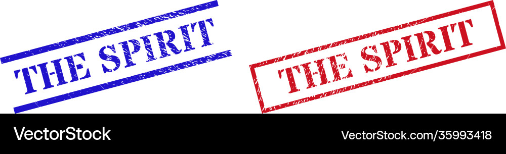 Spirit textured rubber stamp watermarks Royalty Free Vector