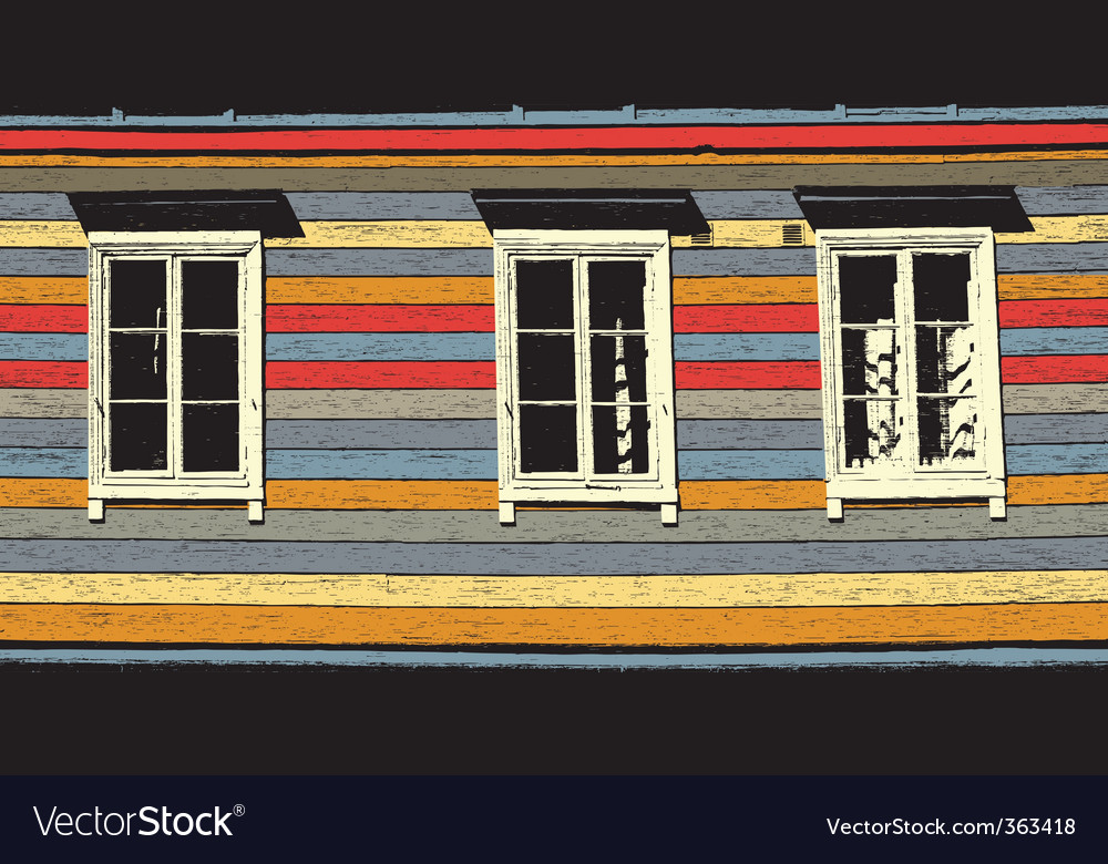 Three windows Royalty Free Vector Image - VectorStock