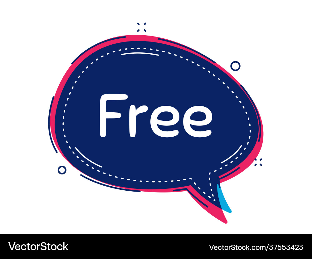 Free symbol special offer sign Royalty Free Vector Image