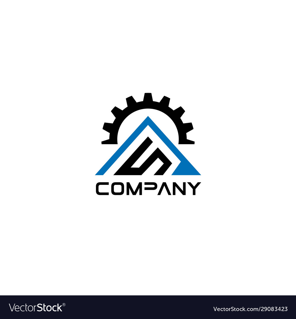 Machine logo Royalty Free Vector Image - VectorStock