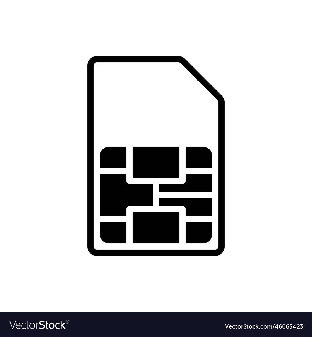 Sim Royalty Free Vector Image - VectorStock