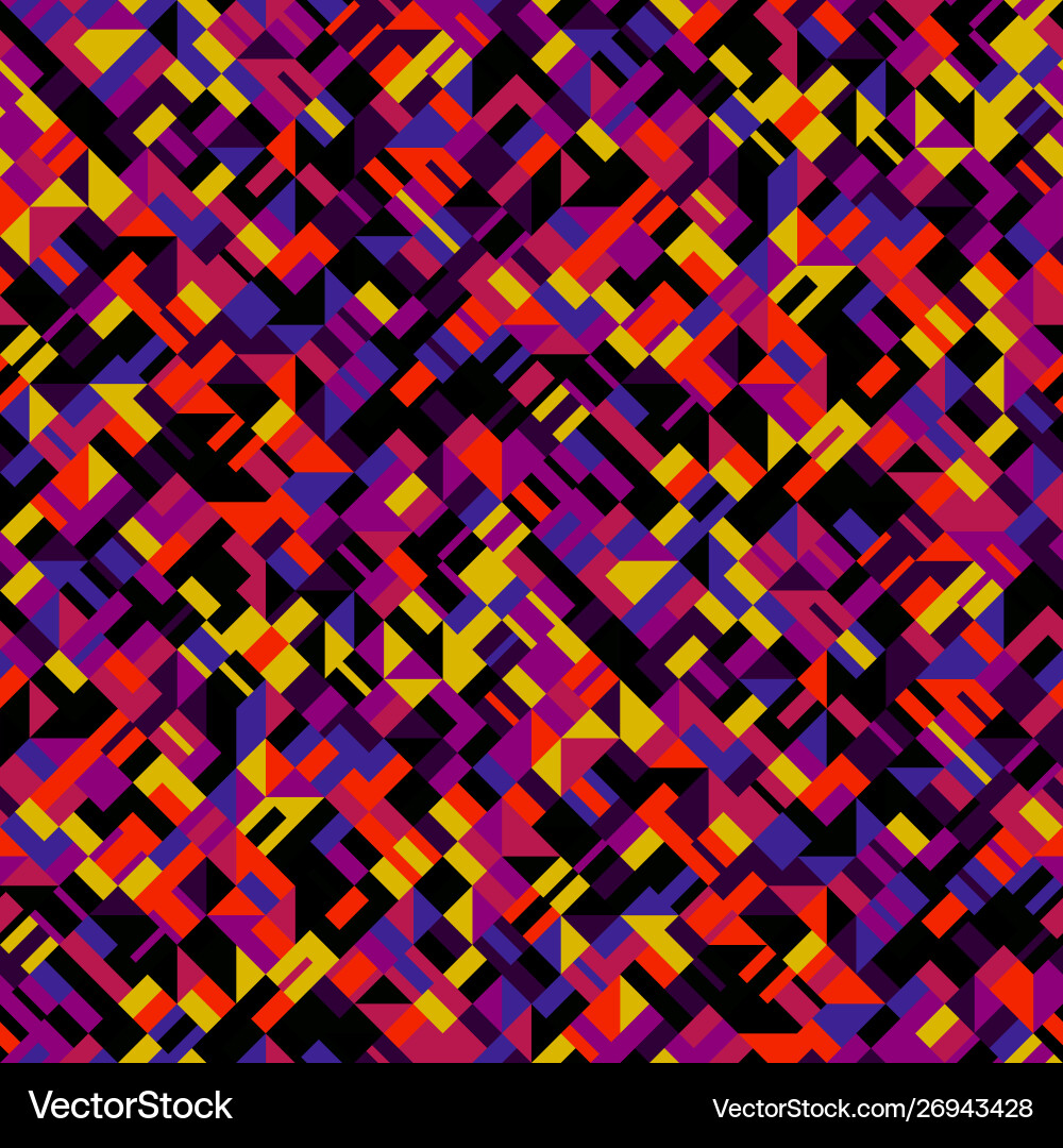 Colorful seamless abstract diagonal geometrical Vector Image