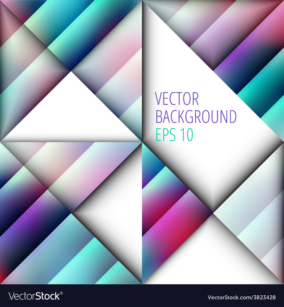 Geometric background for text design Royalty Free Vector