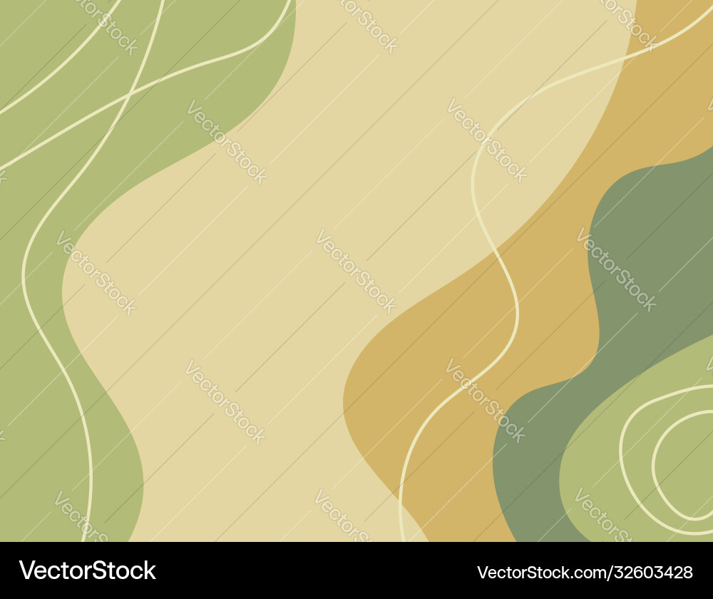 Rectangular background with abstract shapes Vector Image