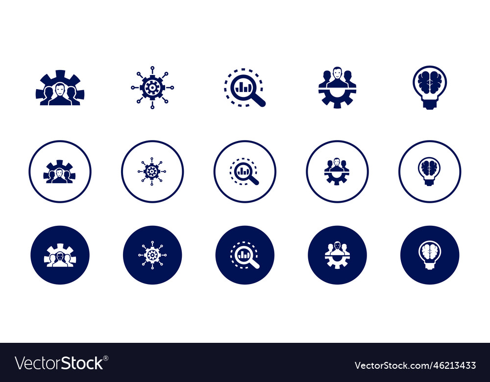 Development management analysis teamwork smart Vector Image