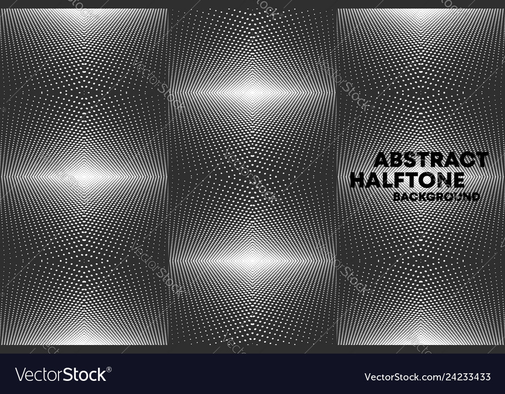 Halftone seamless pattern background template Vector Image