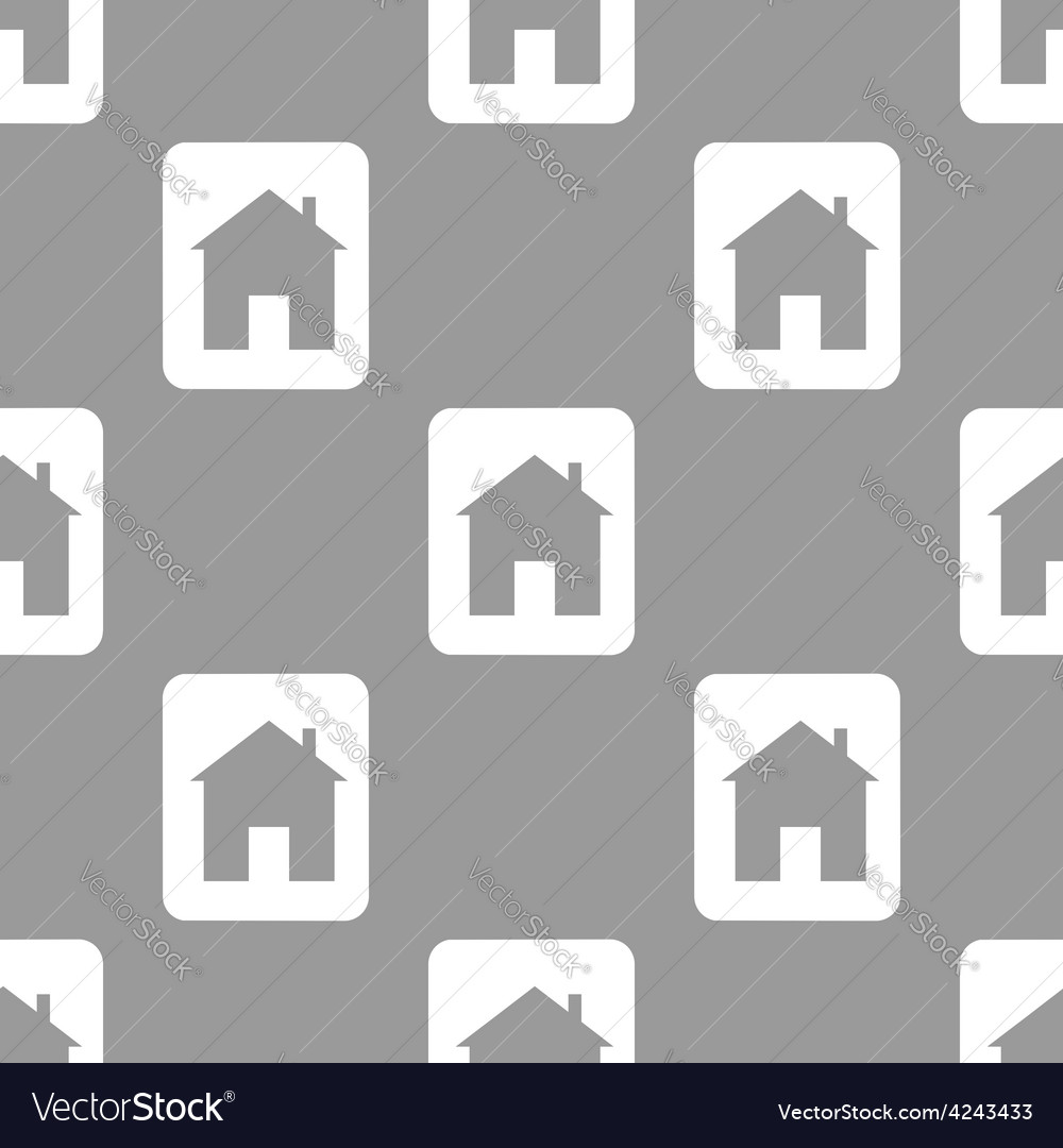 Home seamless pattern Royalty Free Vector Image