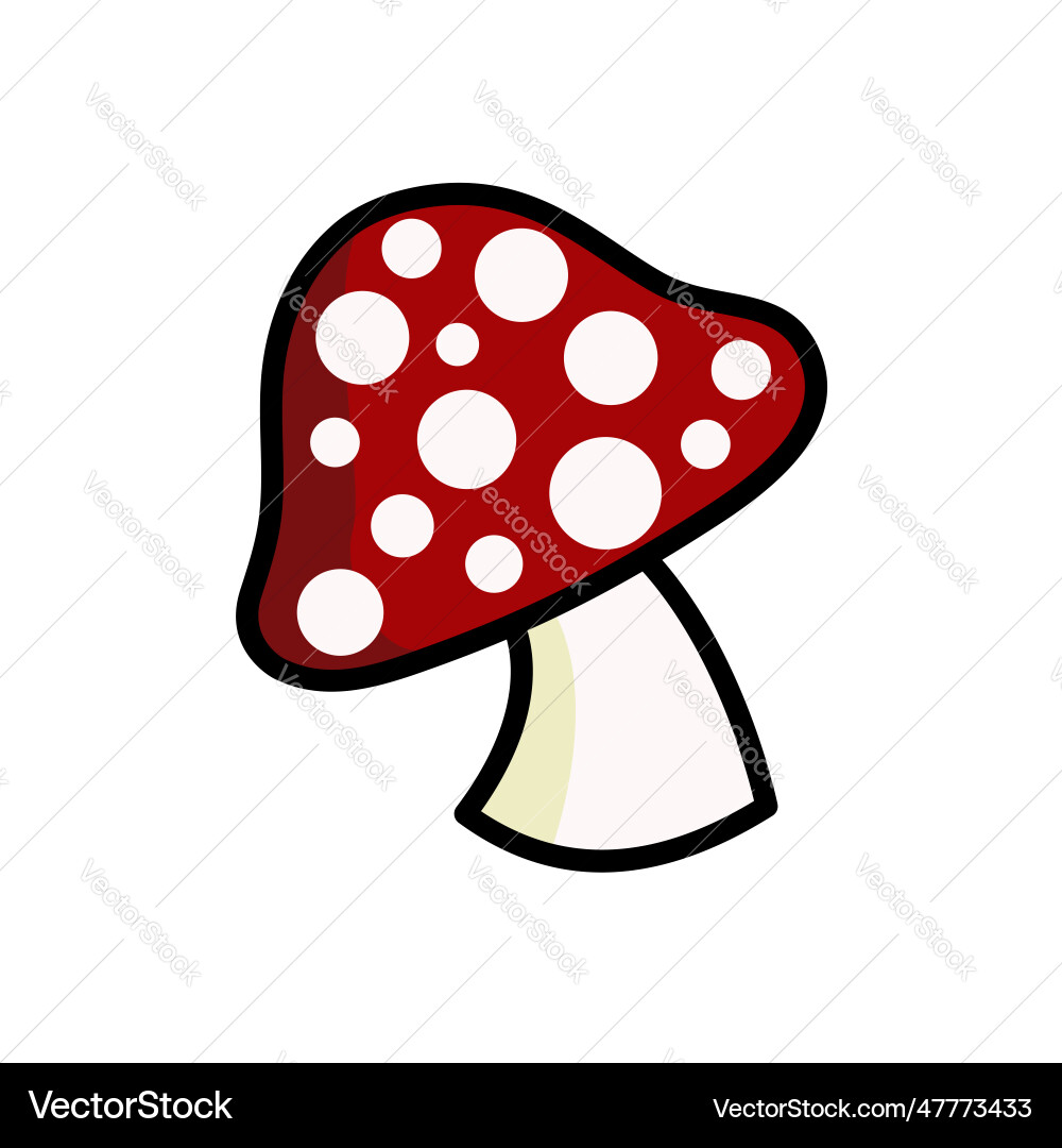 Mushroom Royalty Free Vector Image - VectorStock