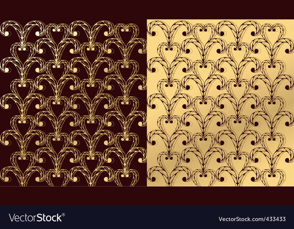 Wallpaper patterns Royalty Free Vector Image - VectorStock