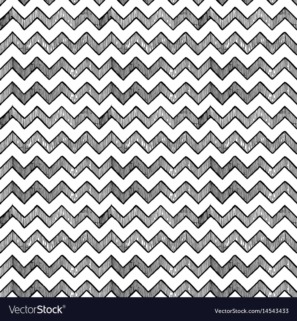 Zigzag parallel lines Royalty Free Vector Image