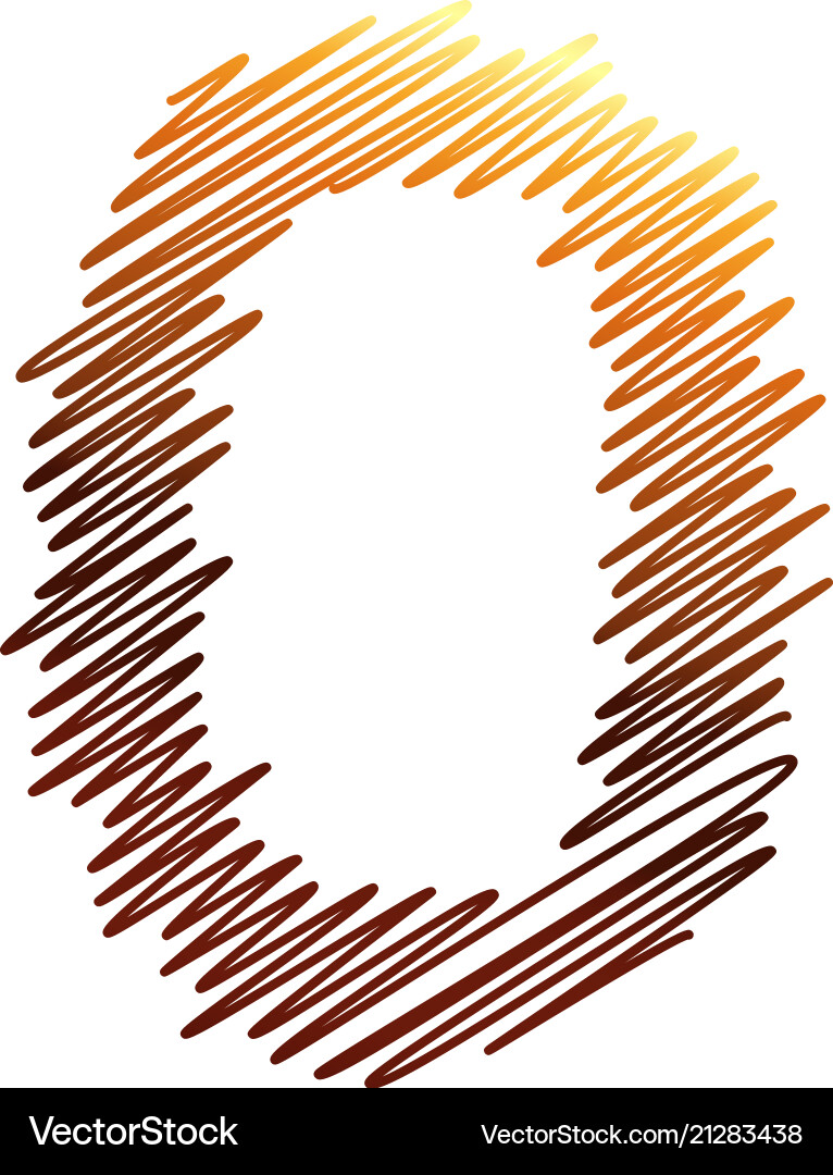 Colorful number logo icon template Royalty Free Vector Image