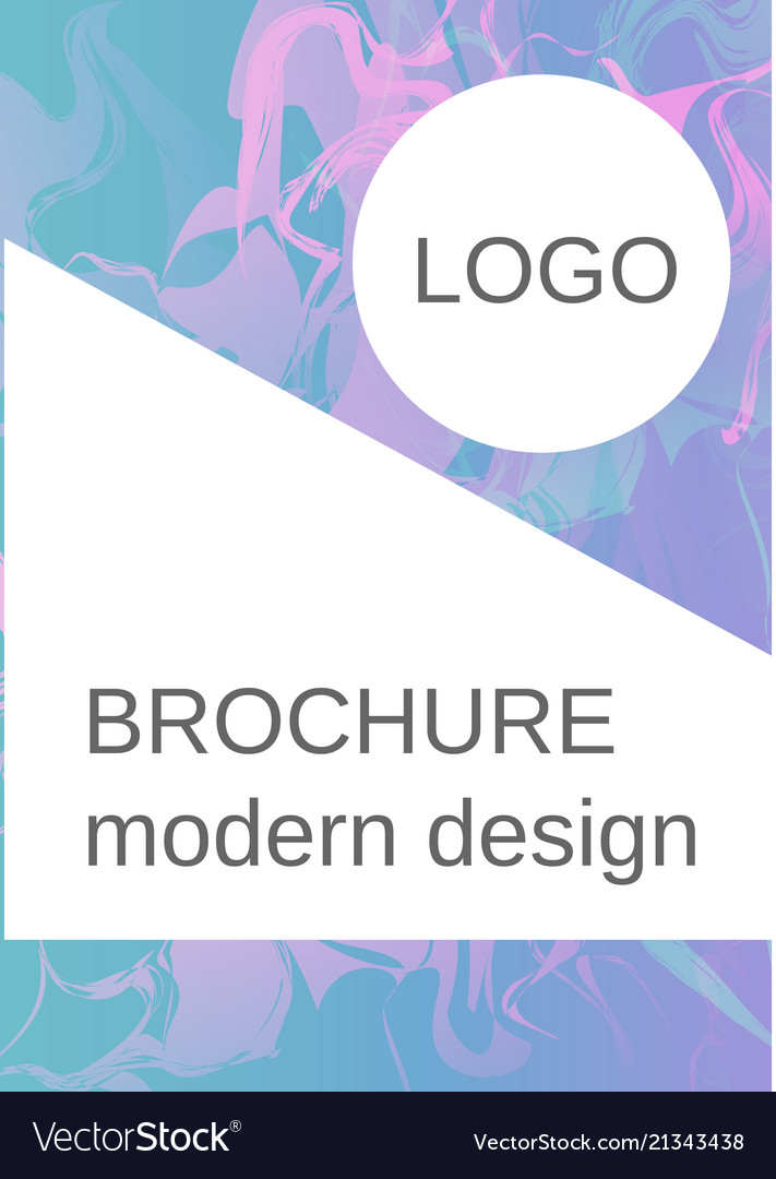 Creative fluid background from current forms Vector Image