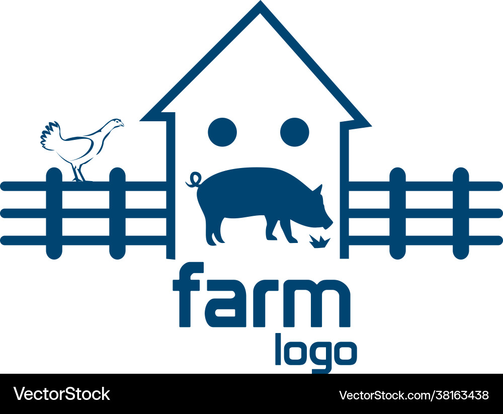 Farm logo stock logo Royalty Free Vector Image