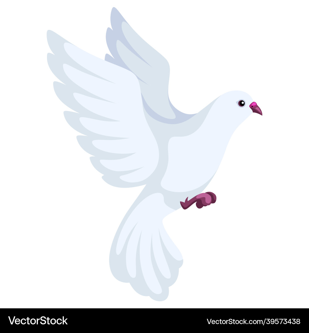 Stylized of dove image for design Royalty Free Vector Image