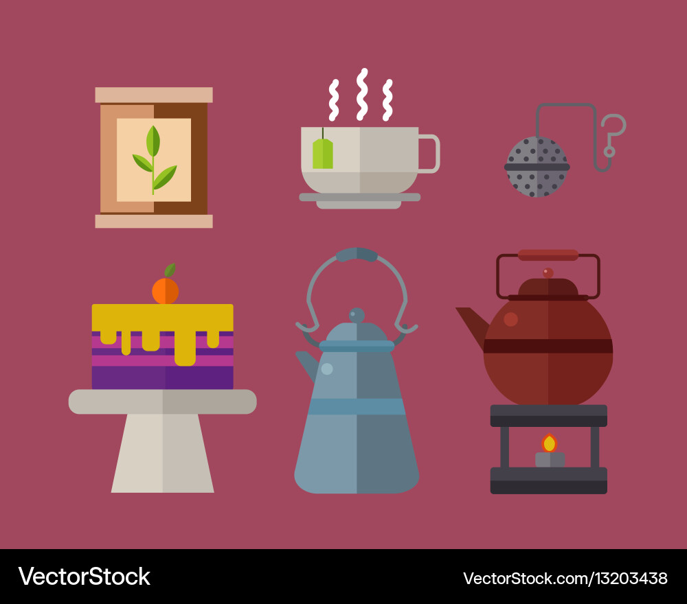 Tea ceremony traditional asian drink Royalty Free Vector