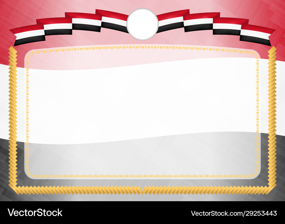 Border made with syria national flag Royalty Free Vector