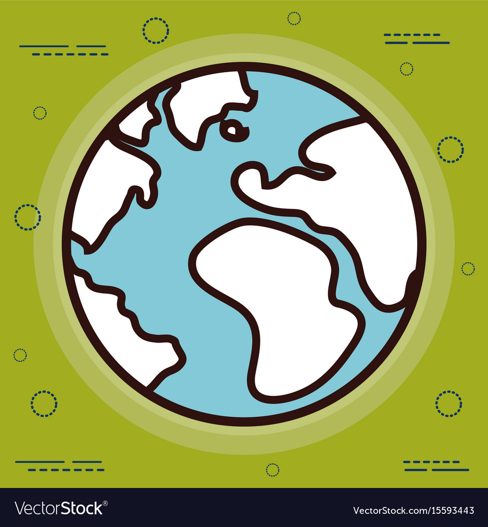 Earth planet icon Royalty Free Vector Image - VectorStock
