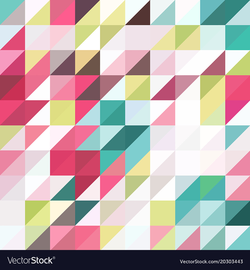 Triangle geometric shapes pattern Royalty Free Vector Image