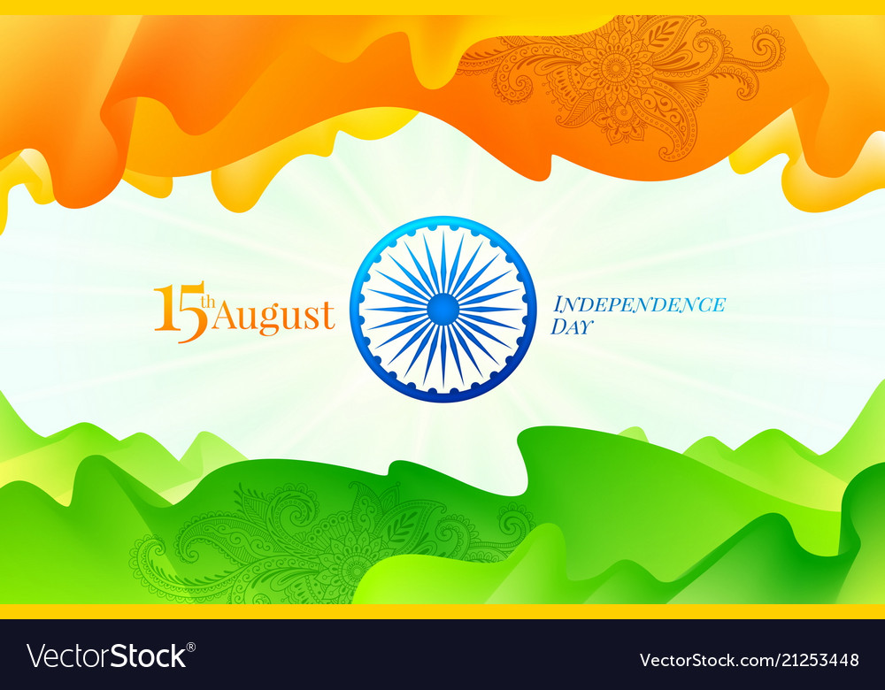 India independence day Royalty Free Vector Image India independence day Royalty Free Vector Image