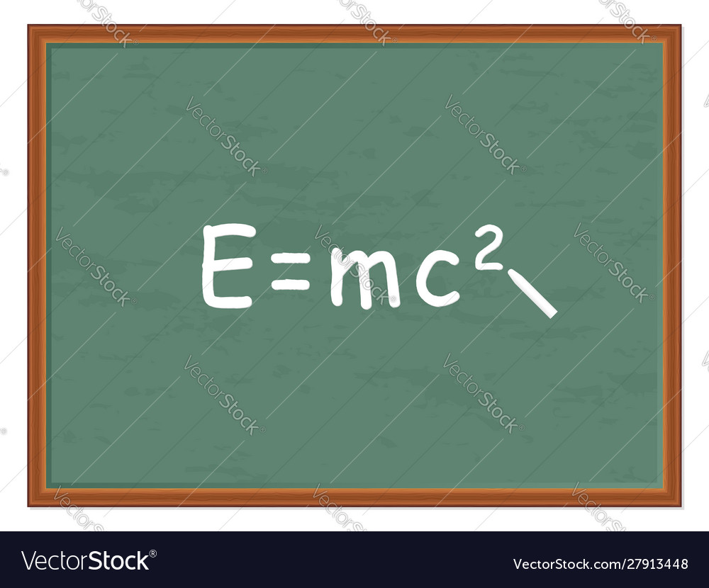 Physics formula Royalty Free Vector Image - VectorStock