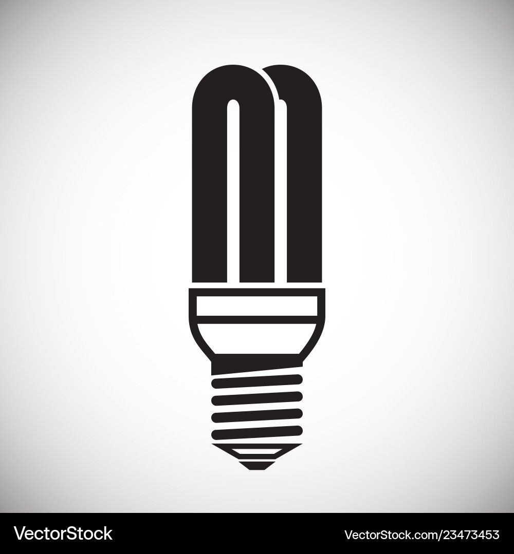 Lamp icon on white background for graphic and web Vector Image
