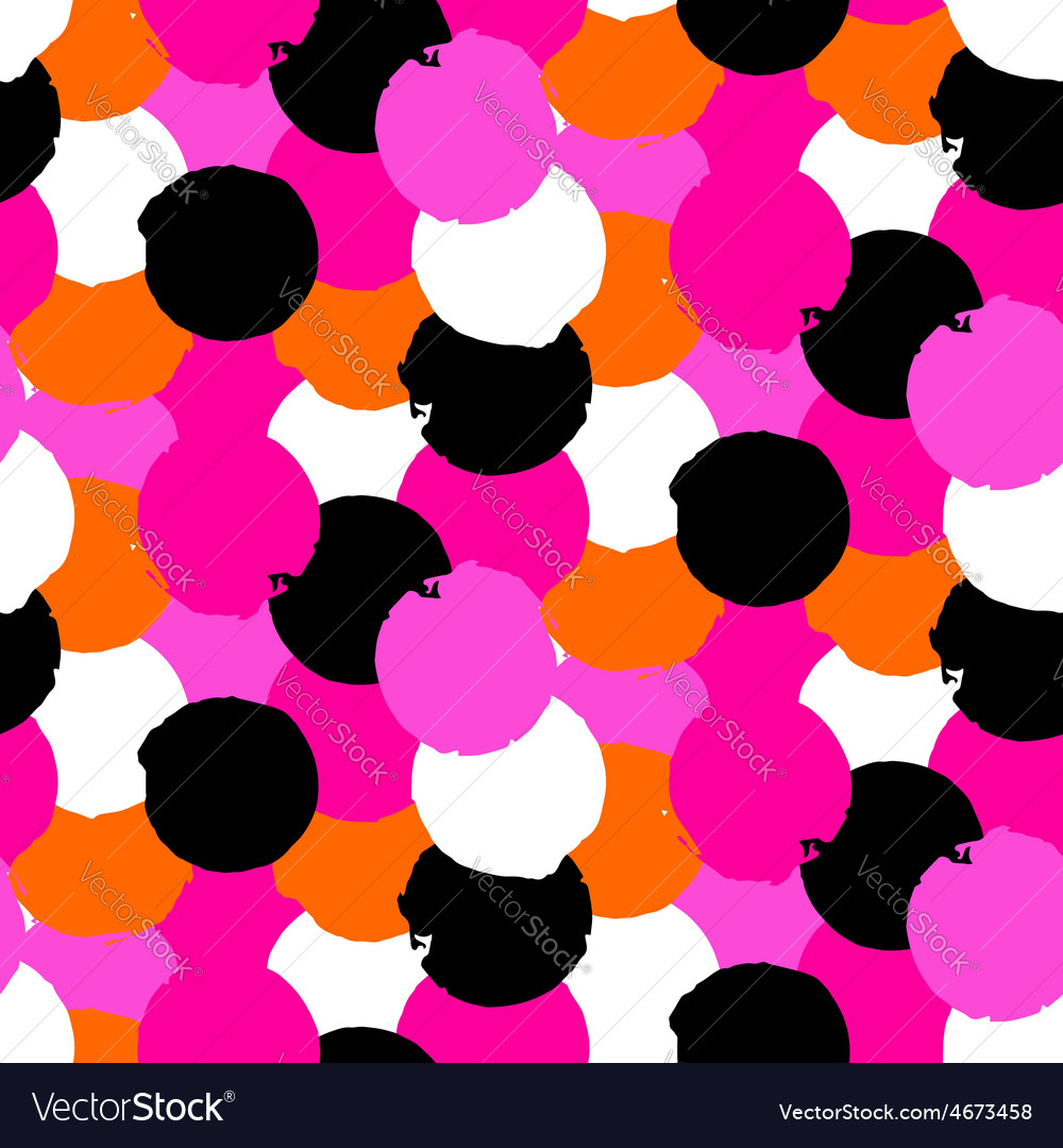 Pattern with big circles Royalty Free Vector Image